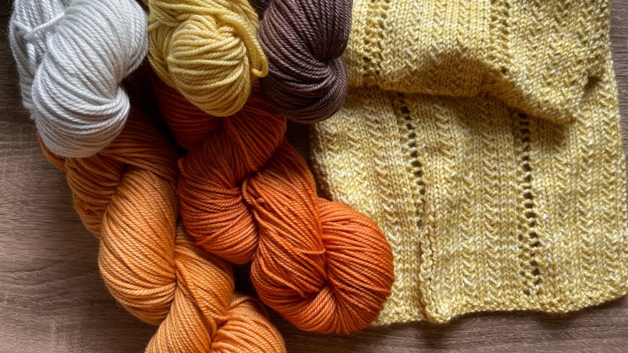 A Beginner Friendly Knit Scarf Full Tutorial - Sif Scarf - YouTube