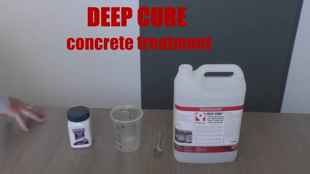 Deep Cure reaction in concrete - YouTube