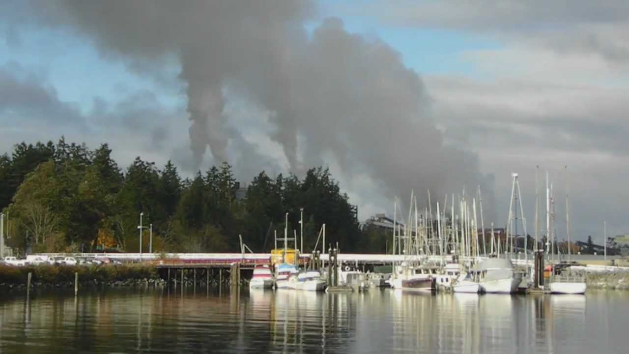 Time Lapse Crofton Mill Vancouver Island Canada - YouTube