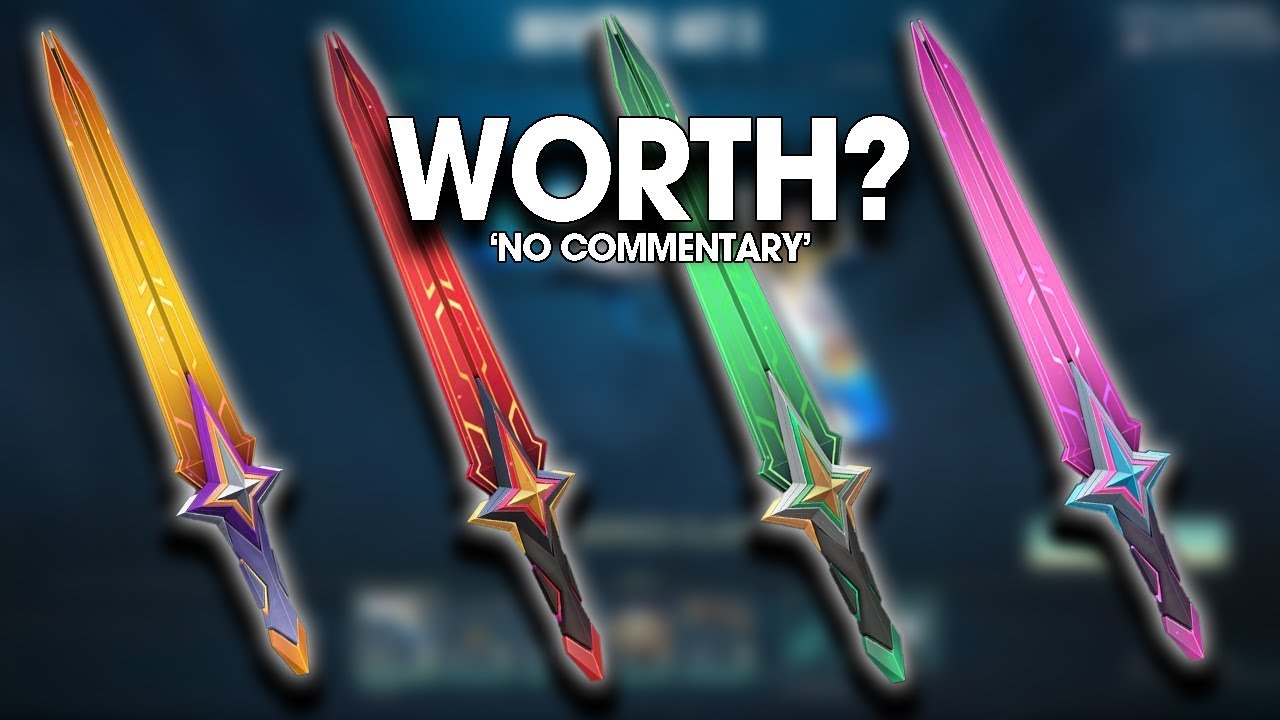 VALORANT Episode 8 Act 3 Battlepass Comet Sword All Variants Animations ...