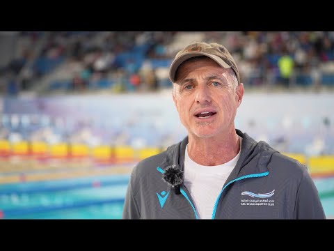 Sean Kelly the technical director of Abu Dhabi Aquatics Club at the Abu ...