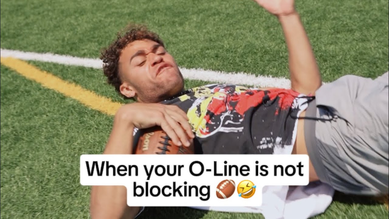 When your O-Line is not blocking‼️🤣 - YouTube