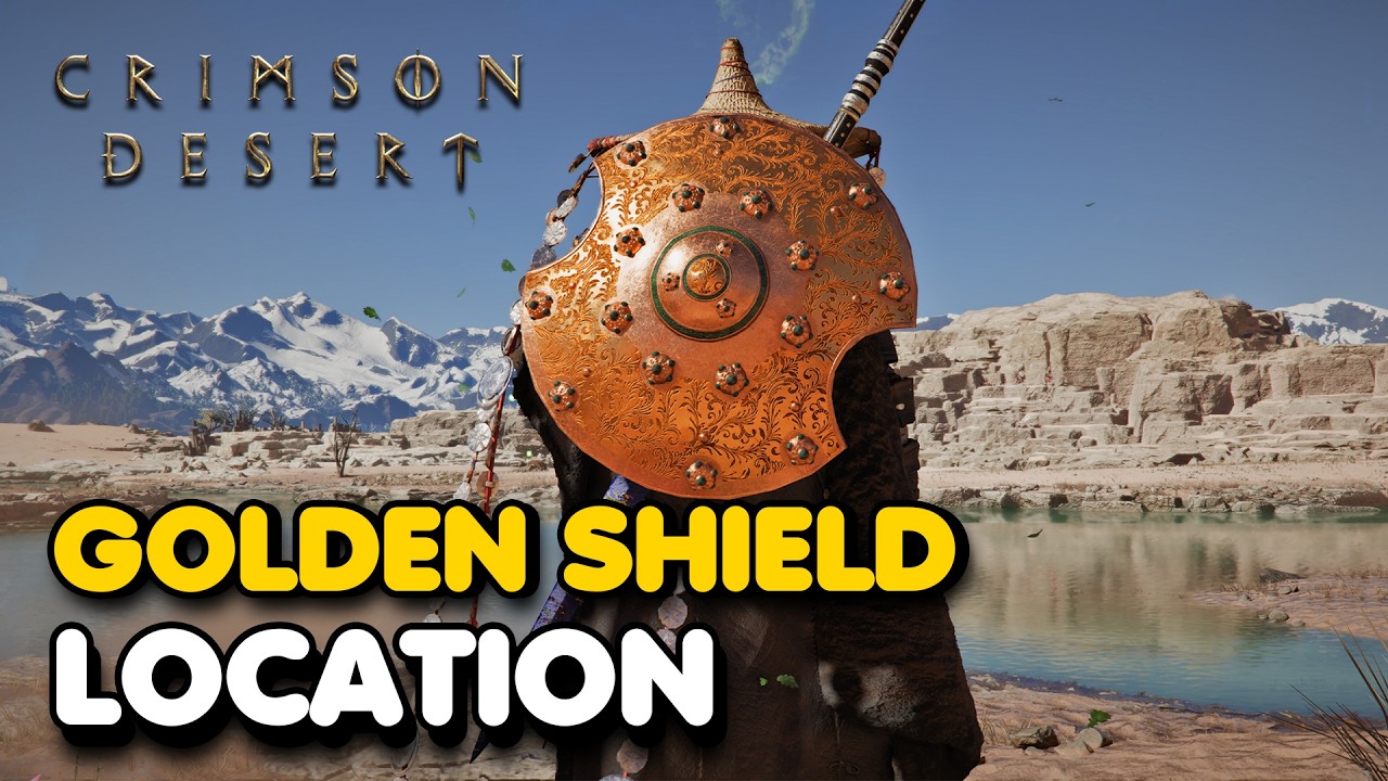 Crimson Desert GOLDEN SHIELD Location - YouTube
