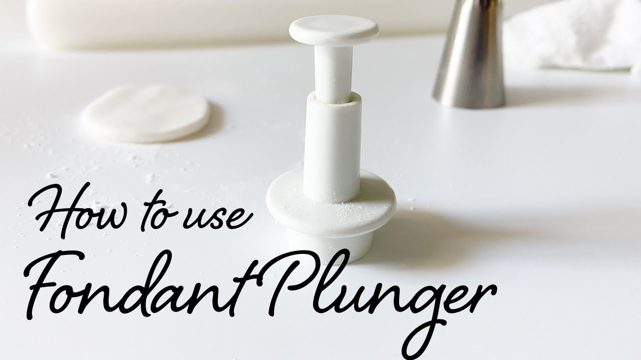 How to use fondant plunger - cake decorating skills for beginners ...