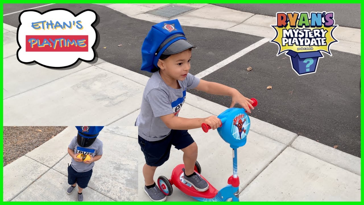 Playground Fun with Police Ryan Costume from Ryan's Mystery Playdate ...