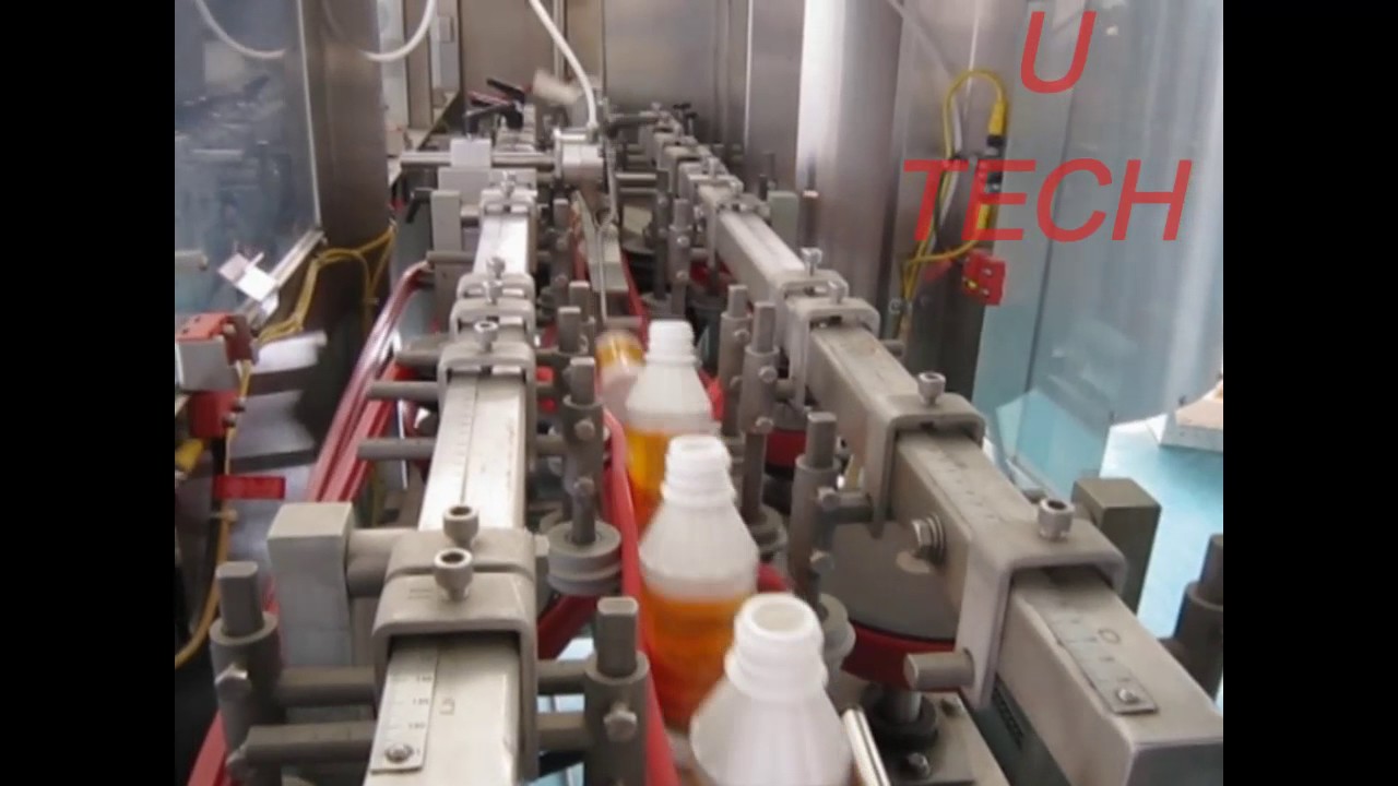 Automatic PET bottle unscrambler/plastic bottle arrange machine - YouTube