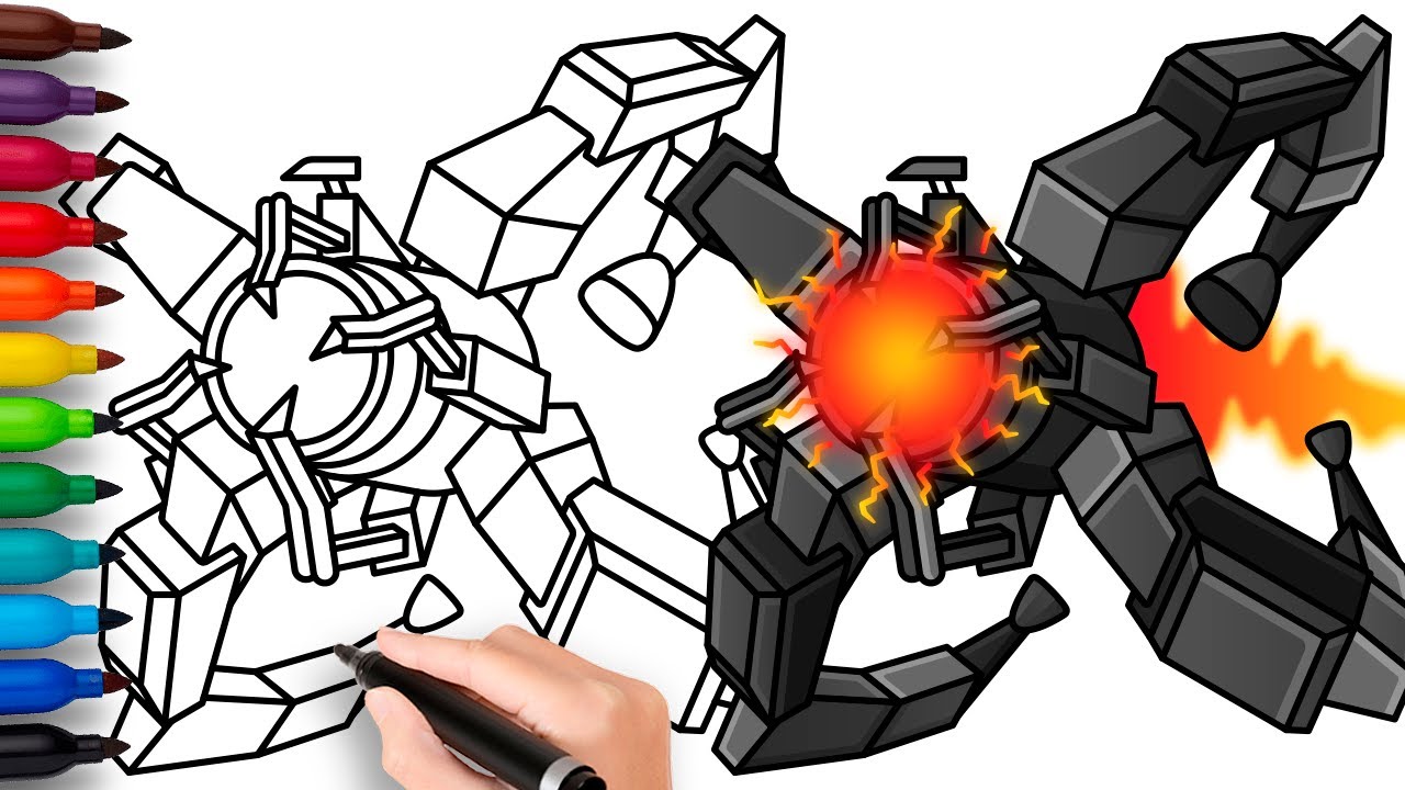 COMO DIBUJAR a CORE HIJACKER | Skibidi Toilet 77 - fácil y rápido ...