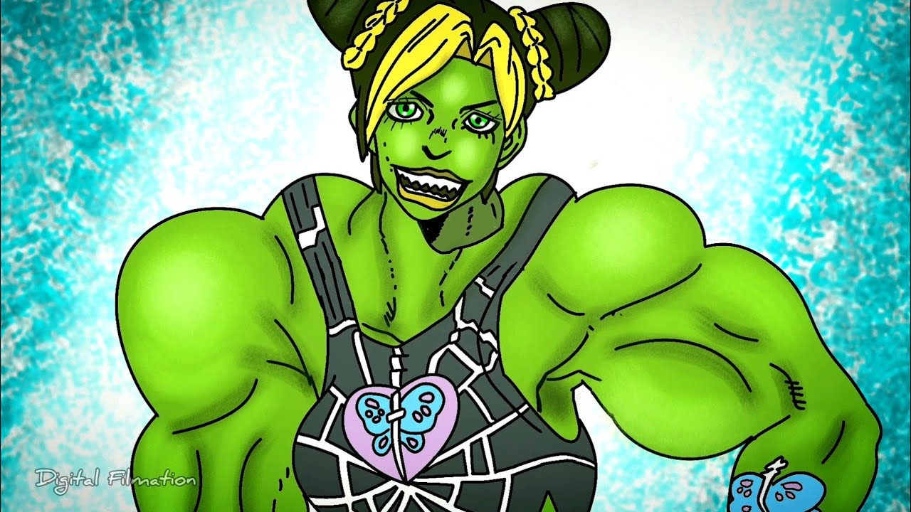 Jolyne Kujo She-hulk Crazy Transformation - [ Animated ] 2023 - YouTube