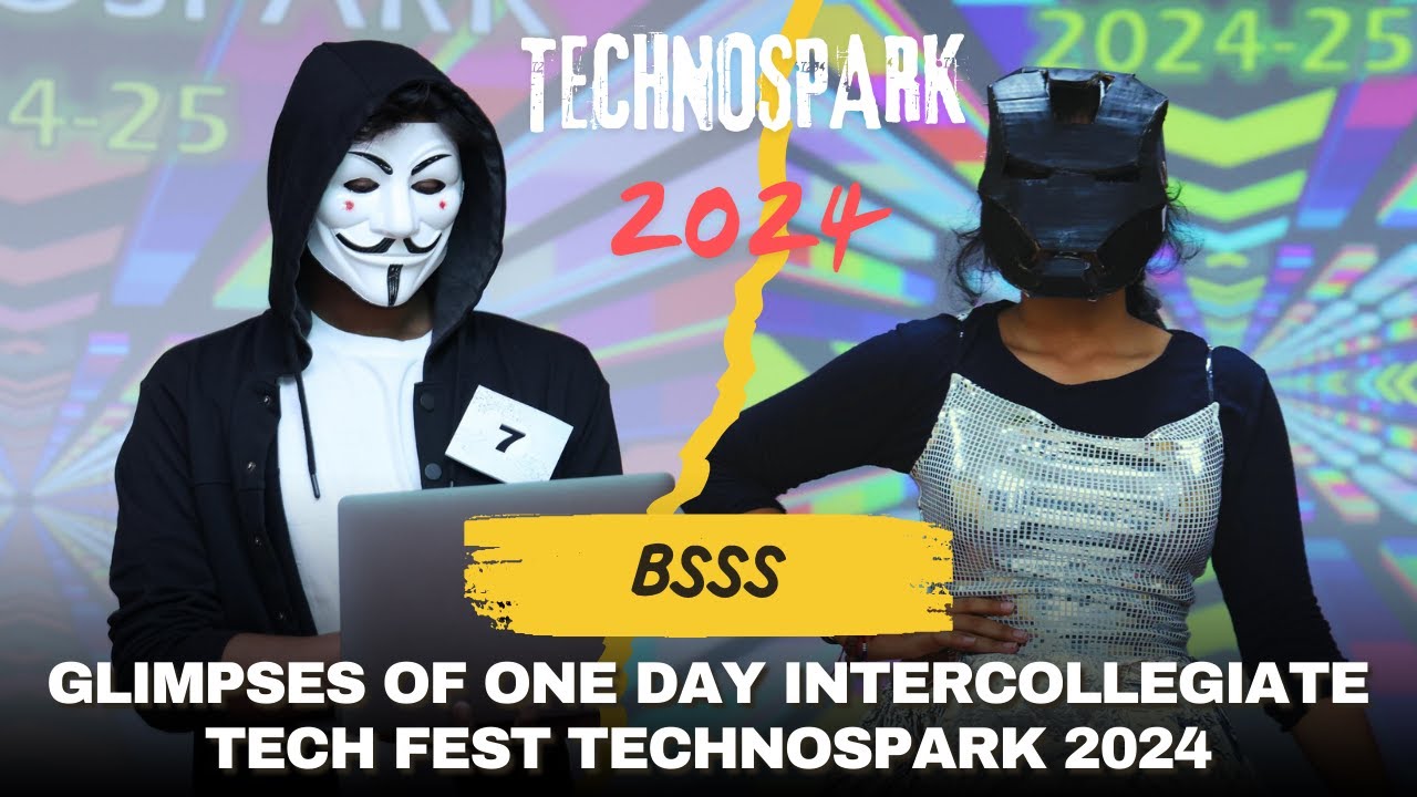 Glimpses of One Day Intercollegiate Tech Fest TECHNOSPARK 2024 - YouTube