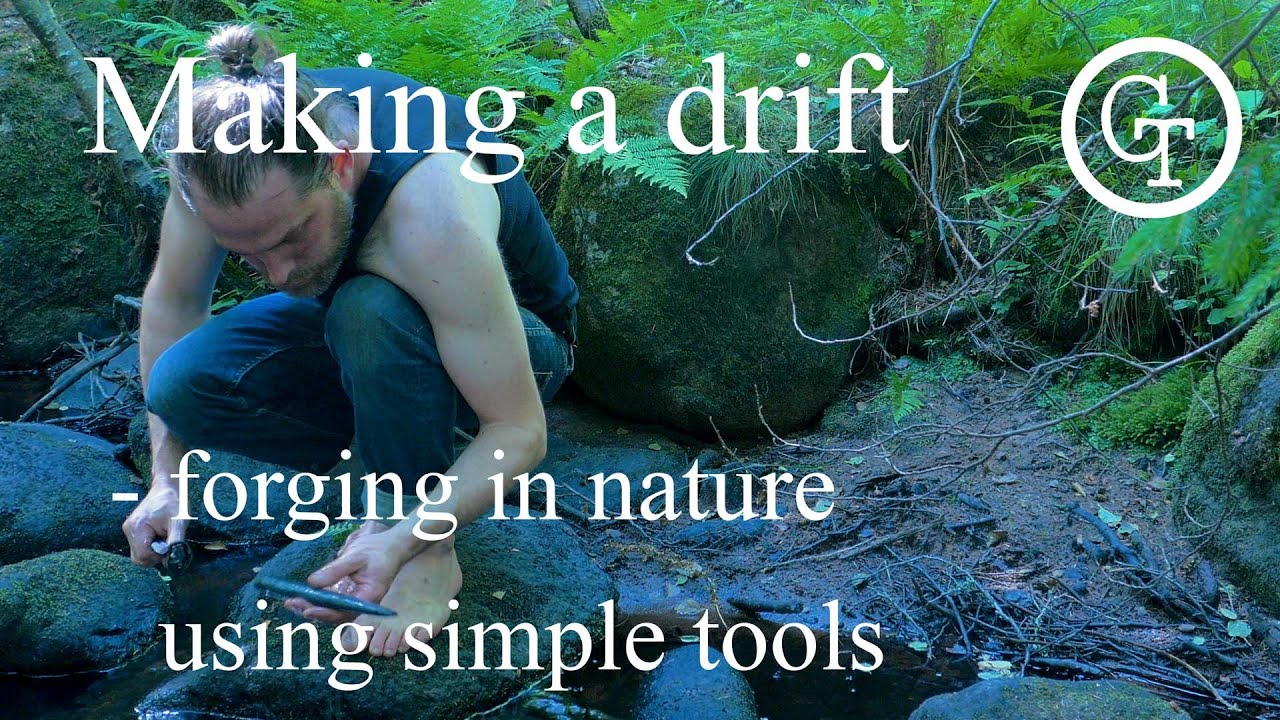 Forging a drift in nature using simple tools - YouTube