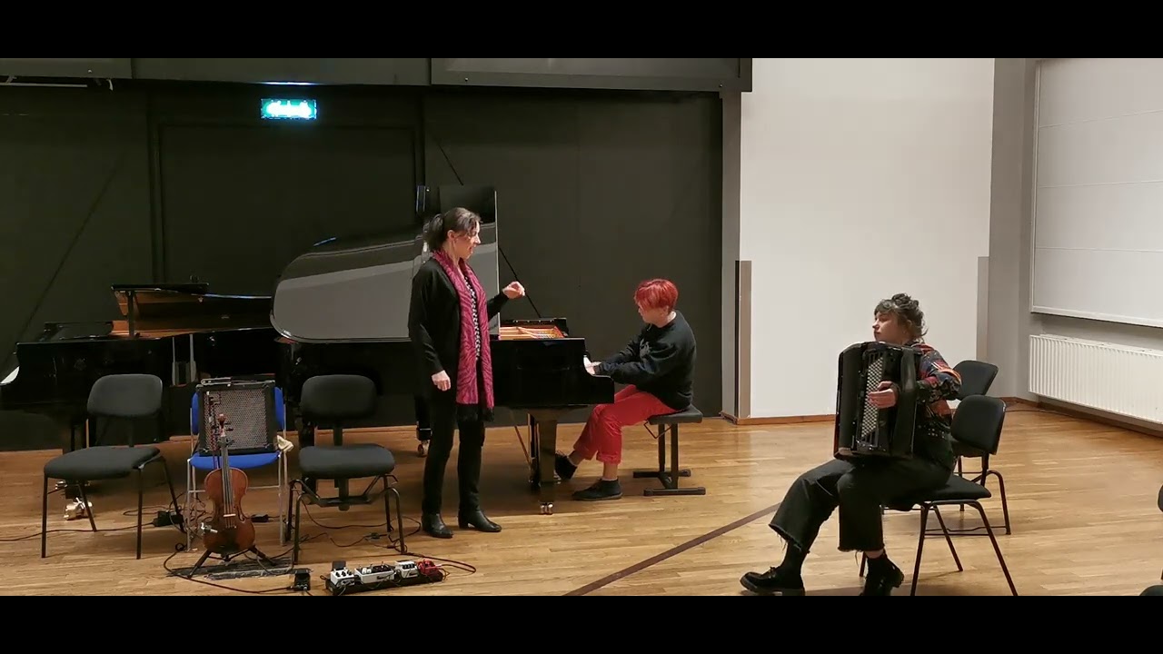 Jaanika Ventsel, Darja Goldberg & Victoria Pressman in Chamber hall of ...