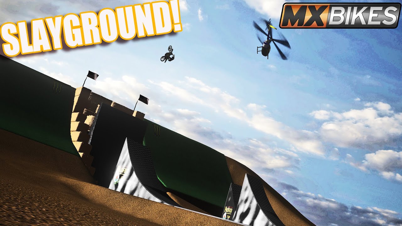 SLAYGROUND IN MXBIKES!? THE BEST FREESTLYE TRACK IN MXBIKES EVER. - YouTube