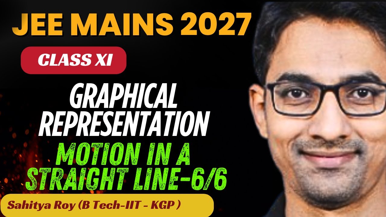 Graphical Representation II Motion in a Straight Line -6/6 II JEE Mains 2027II Class XI - YouTube