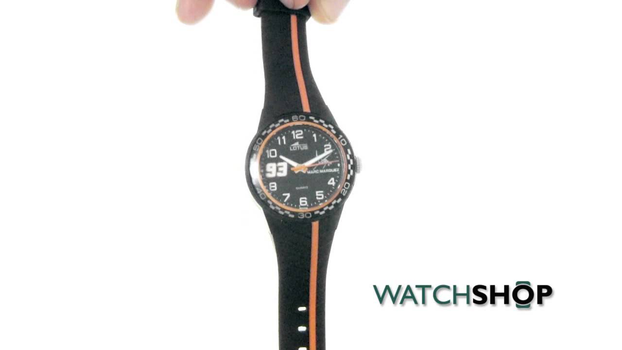 Lotus Men's Marc Marquez Collection Watch (L18106/6) - YouTube