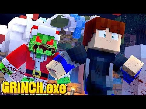 SANTA CLAUS GETS CAPTURED BY THE GRINCH - Minecraft EXE HUNTER - YouTube
