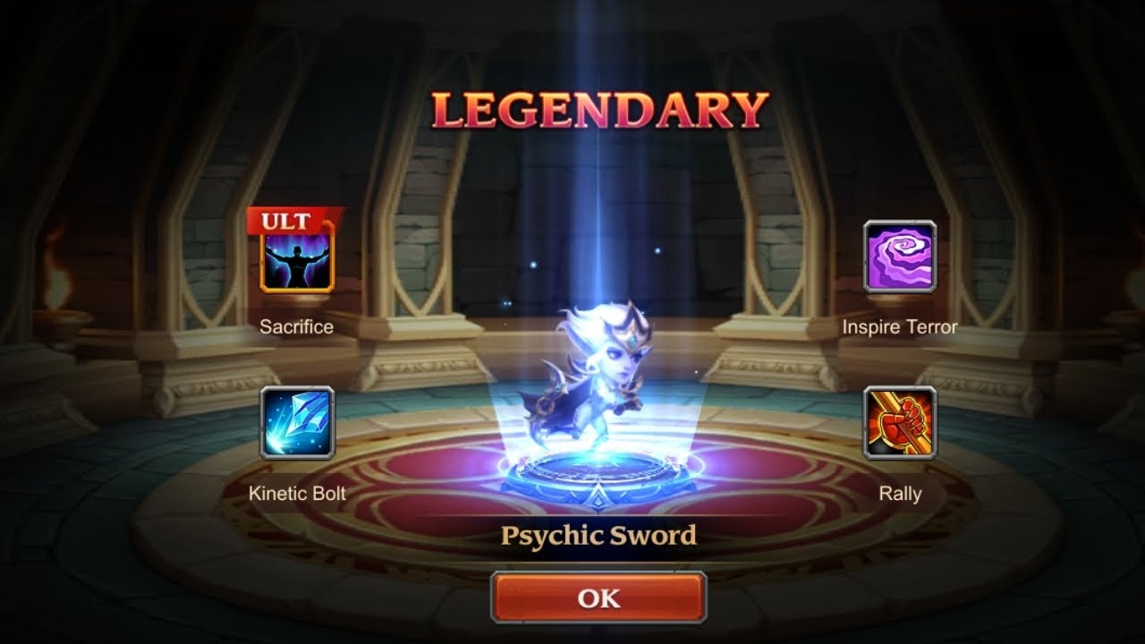 Heroes Charge Psychic Sword legendary quest and new server talk - YouTube