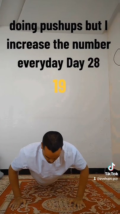 Pushups challenge: Day 28!!! #fyp #foryoupage #foryoy #pushupschallenge #challenge #random # ...