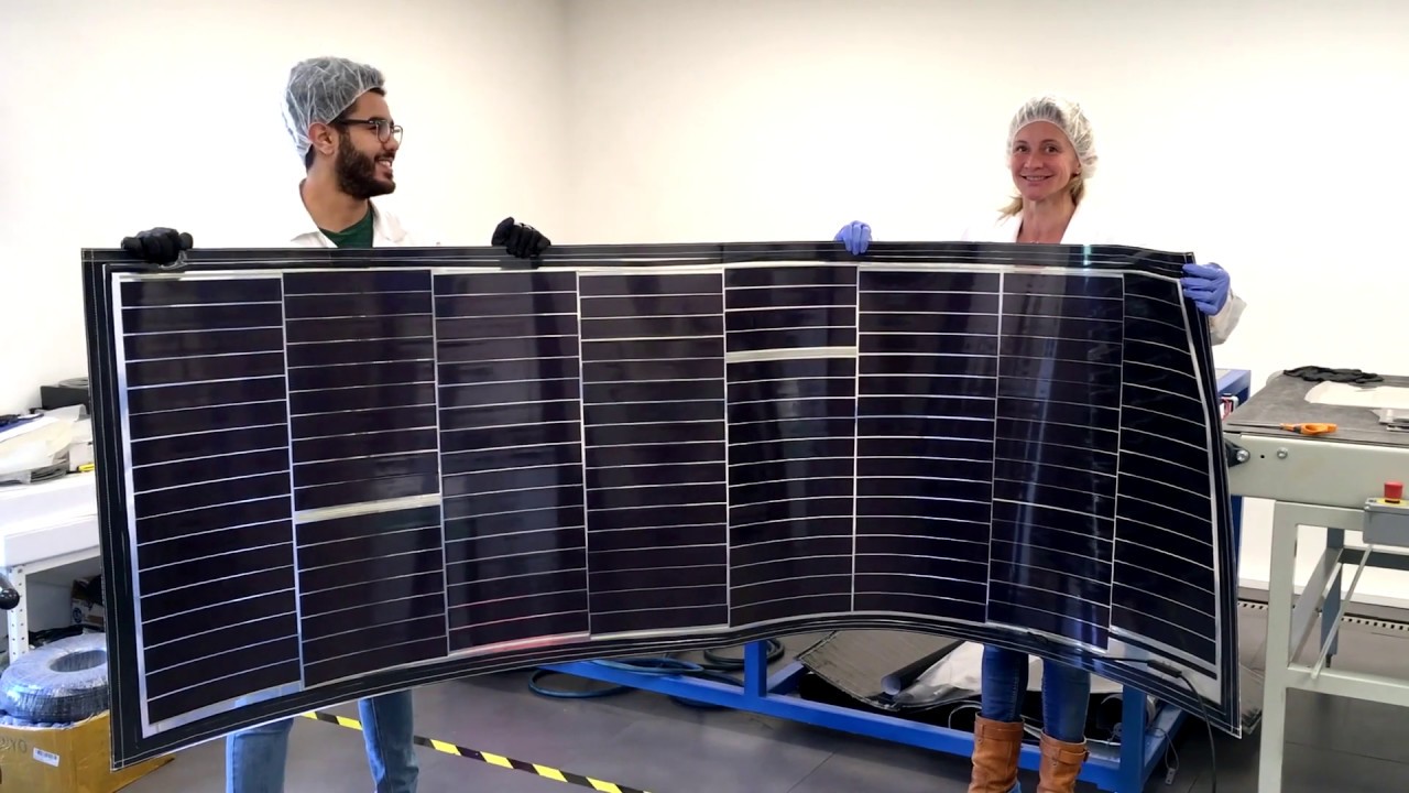 SolarCloth in action - YouTube