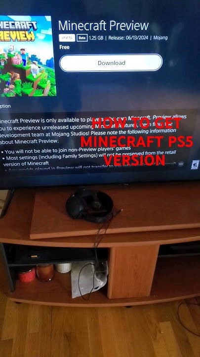 Minecraft ps5 edition - YouTube