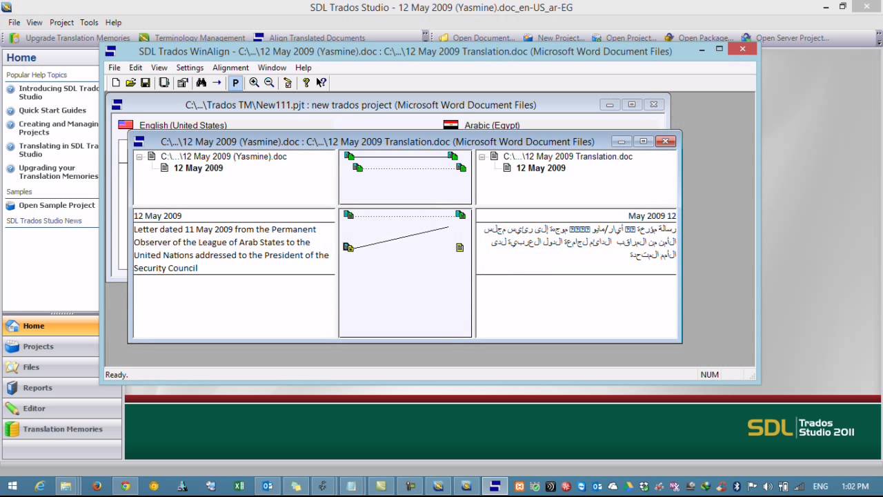 How to create Trados Translation Memory - By Mohamed Nasr - YouTube