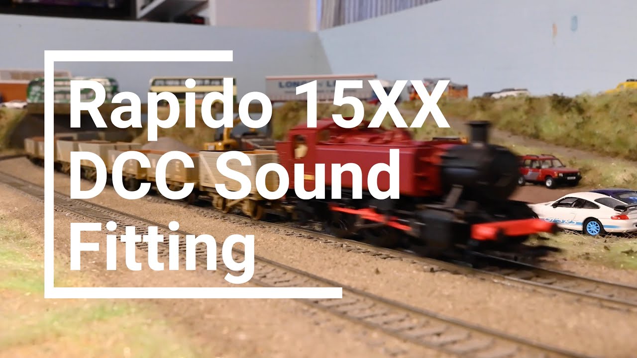 Fitting Wheeltappers DCC Sound To The Rapido 15XX Model - YouTube