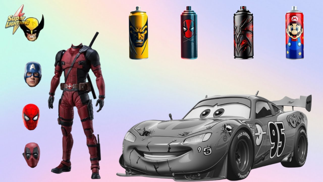🔫⚡🏎️ Lightning McQueen x Deadpool – Are You Ready to Guess Their ...