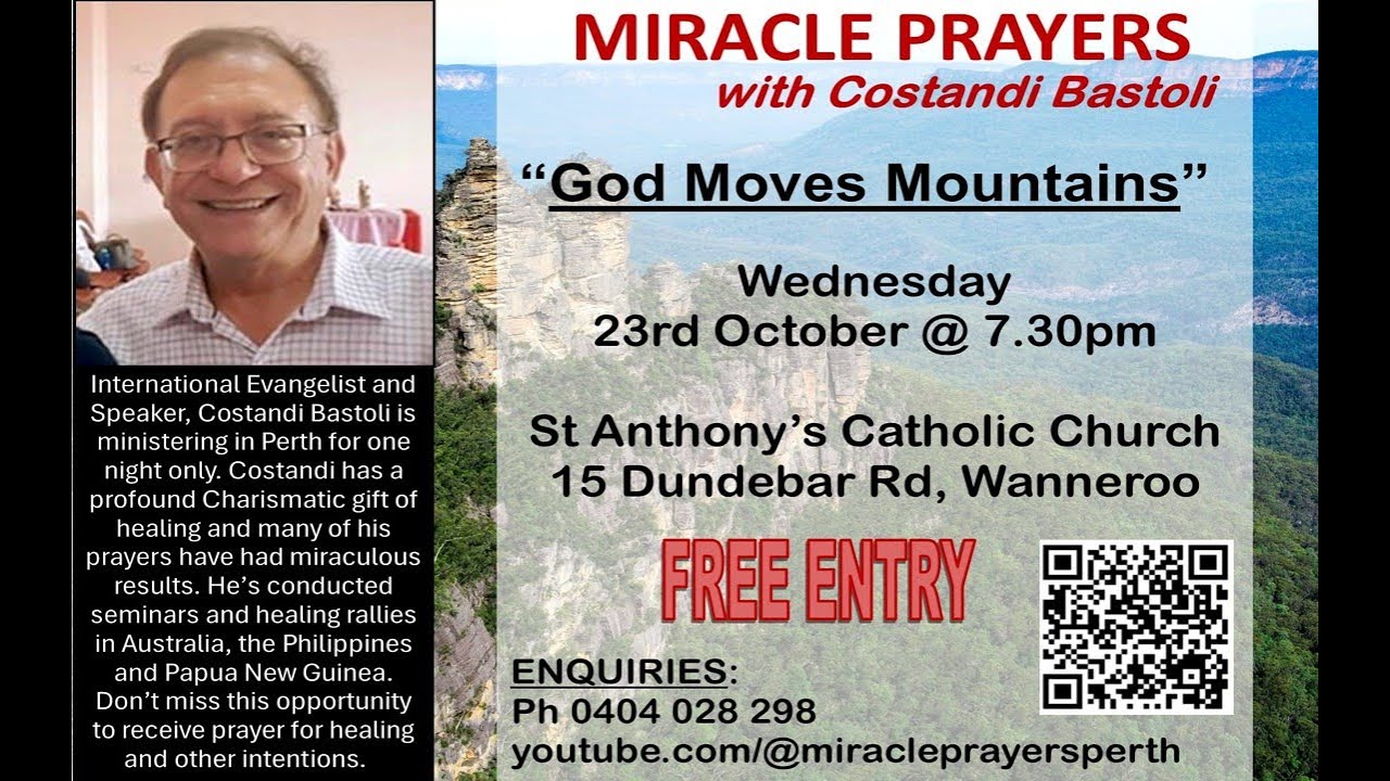 Miracle Prayers - Wanneroo - 23rd October 2024 - YouTube