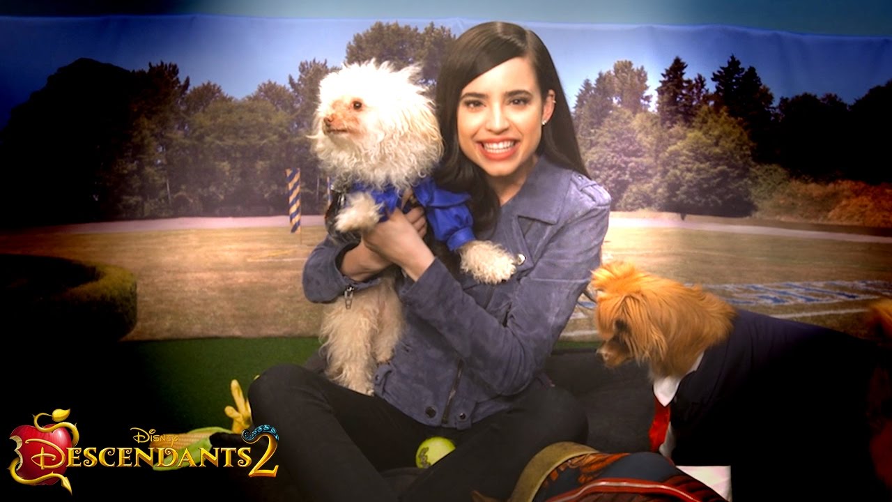 Sofia Carson Plays with Puppies! | Dogscendants 🐶| Descendants 2 - YouTube