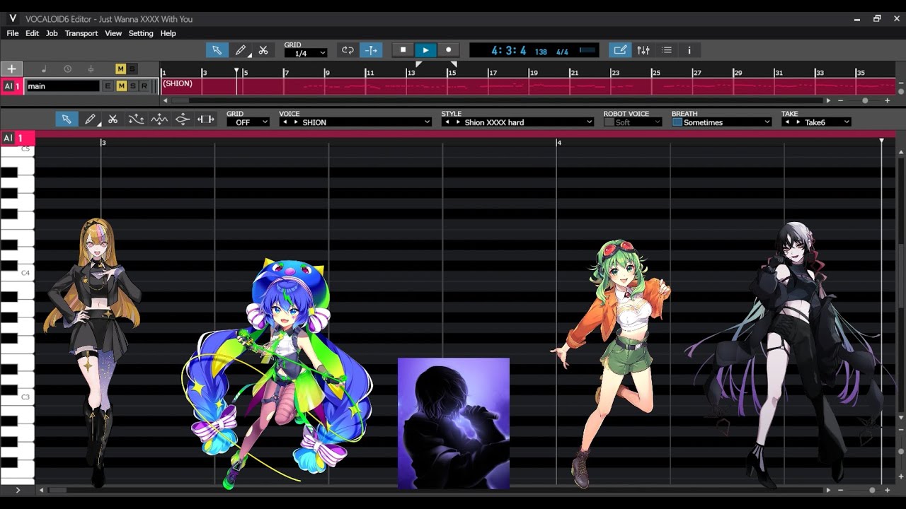 【VOCALOID6 Cover 】 Just Wanna xxxx With You 【galaco BLACK x Gumi SOLID ...