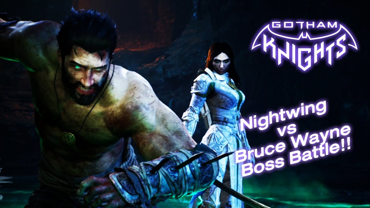 Evil Bruce Wayne Boss Fight, Climax, Gotham Knights - YouTube