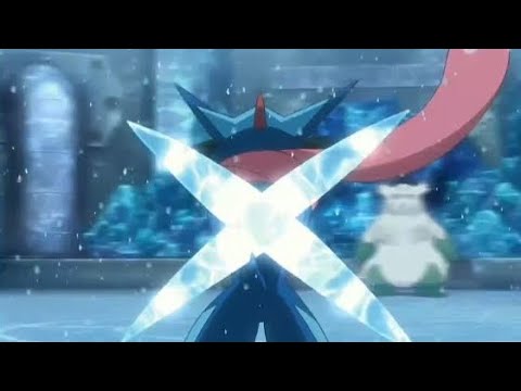 Ash Ketchum vs (Snow bill jim leader) ash greninja battle Pokemon XYZ ...