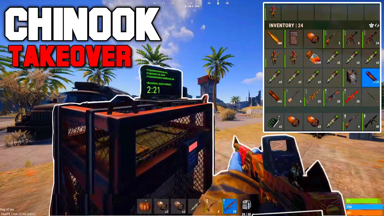 Chinook Takeover - Rust Console Edition - YouTube