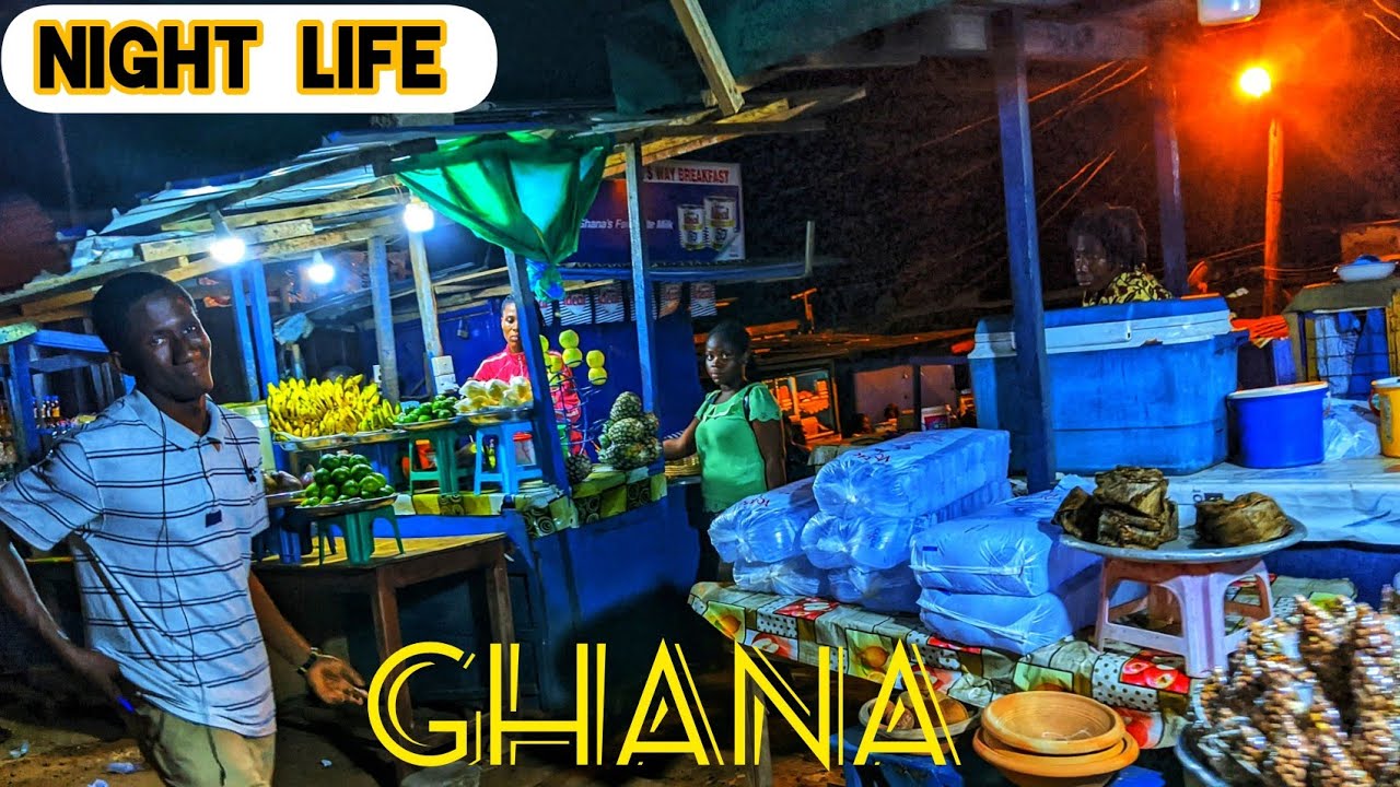RAW UNFILTERED STREET NIGHT TOUR IN GHANA CAPE COAST || GHANA - YouTube
