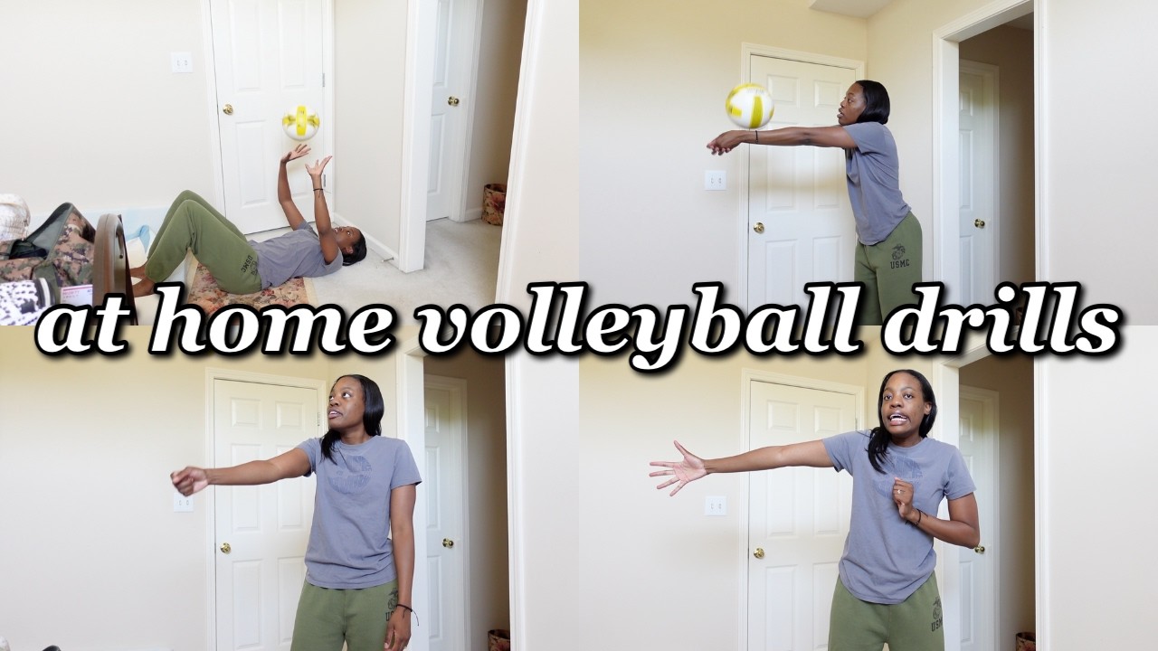 HOW TO PRACTICE VOLLEYBALL AT HOME IN YOUR ROOM 2024 (drills you can do ...