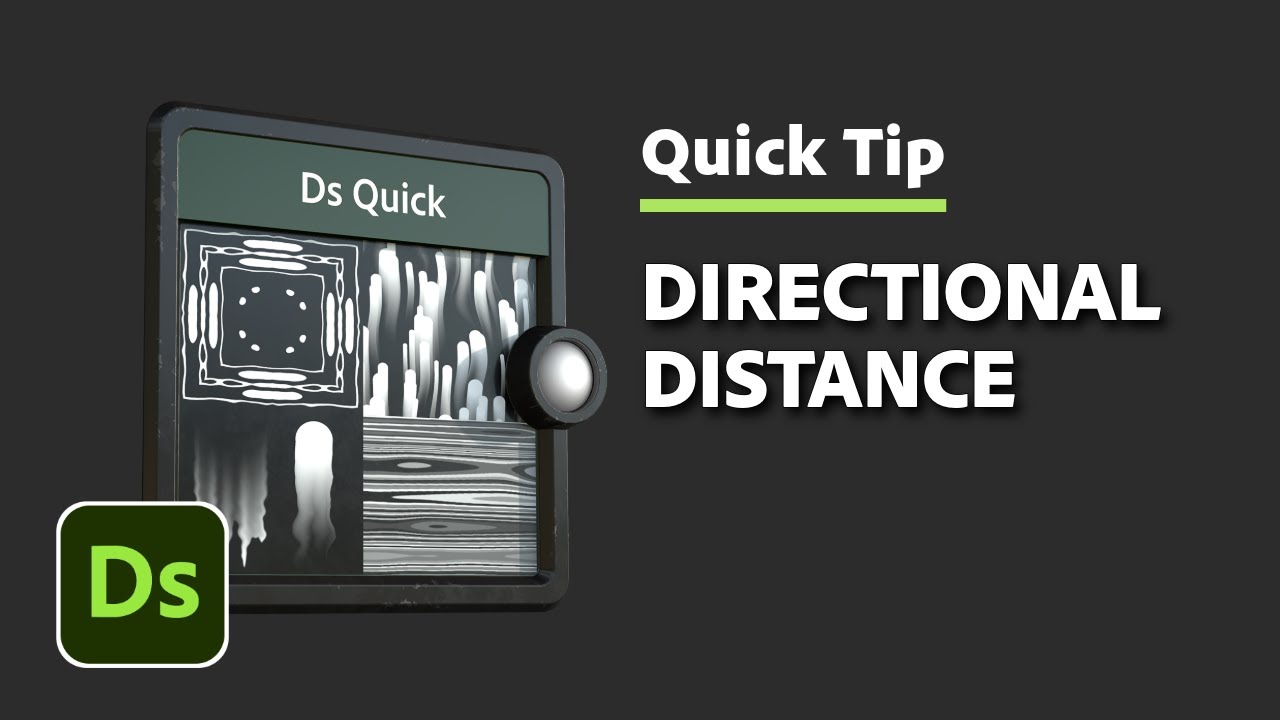 Directional Distance Node | Designer Quick Tip #35 | Adobe Substance 3D ...