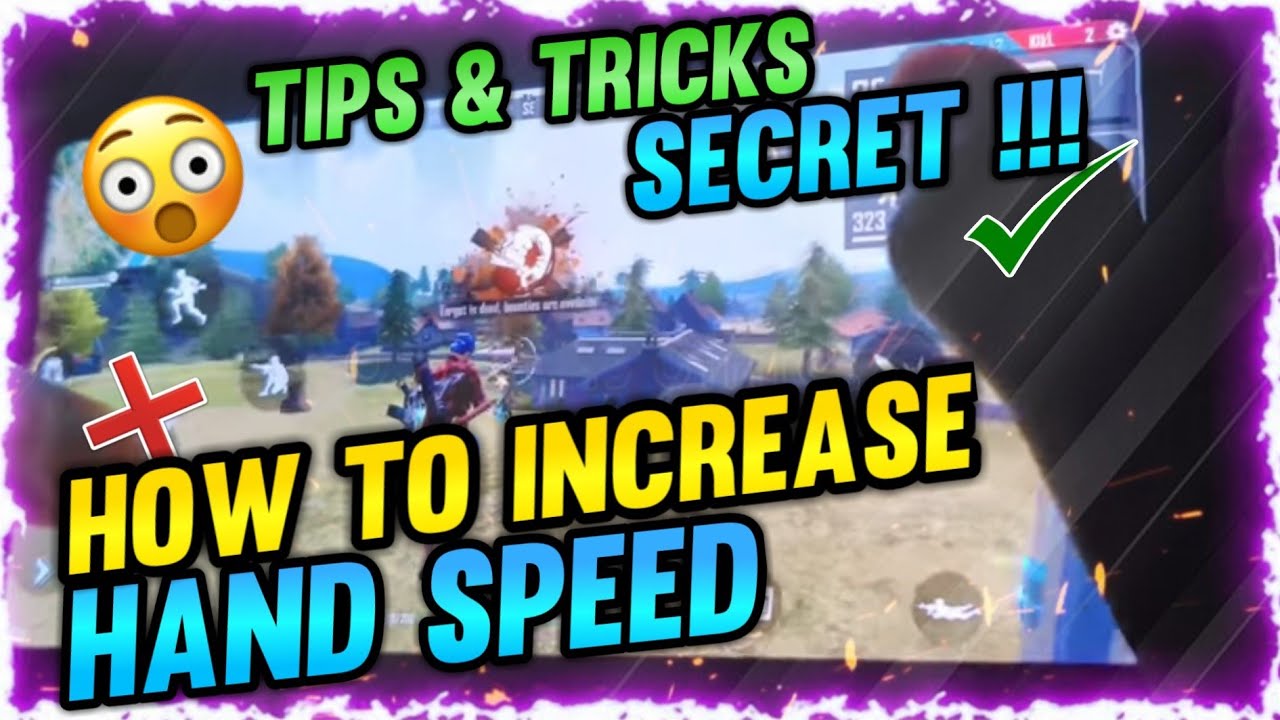 How To Increase Hand Speed In Free Fire - YouTube