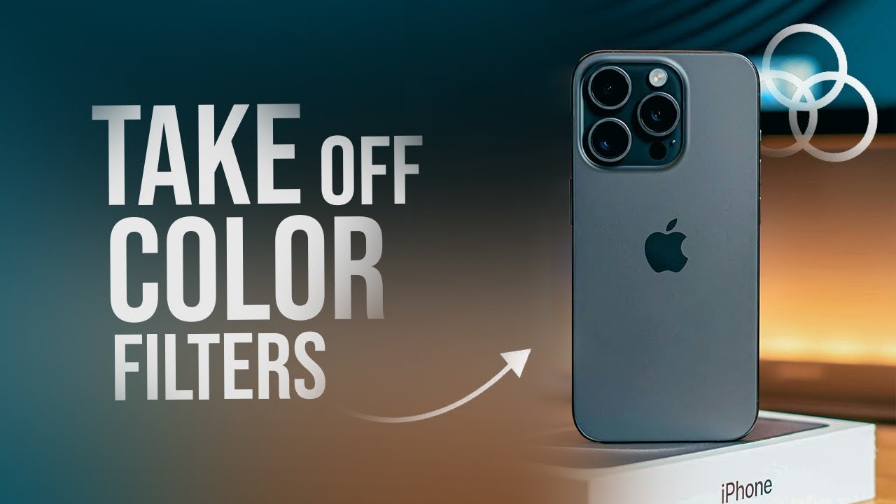 How to Take Off Color Filters on iPhone (tutorial) - YouTube