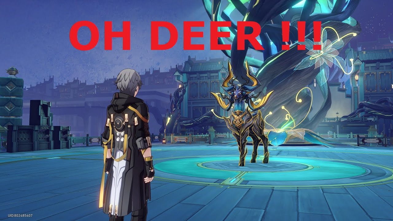 Honkai: Star Rail - Ebon Deer Boss Fight - YouTube