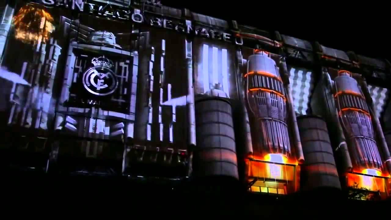 Real Madrid videomapping - Adidas TV Commercial Ad - YouTube
