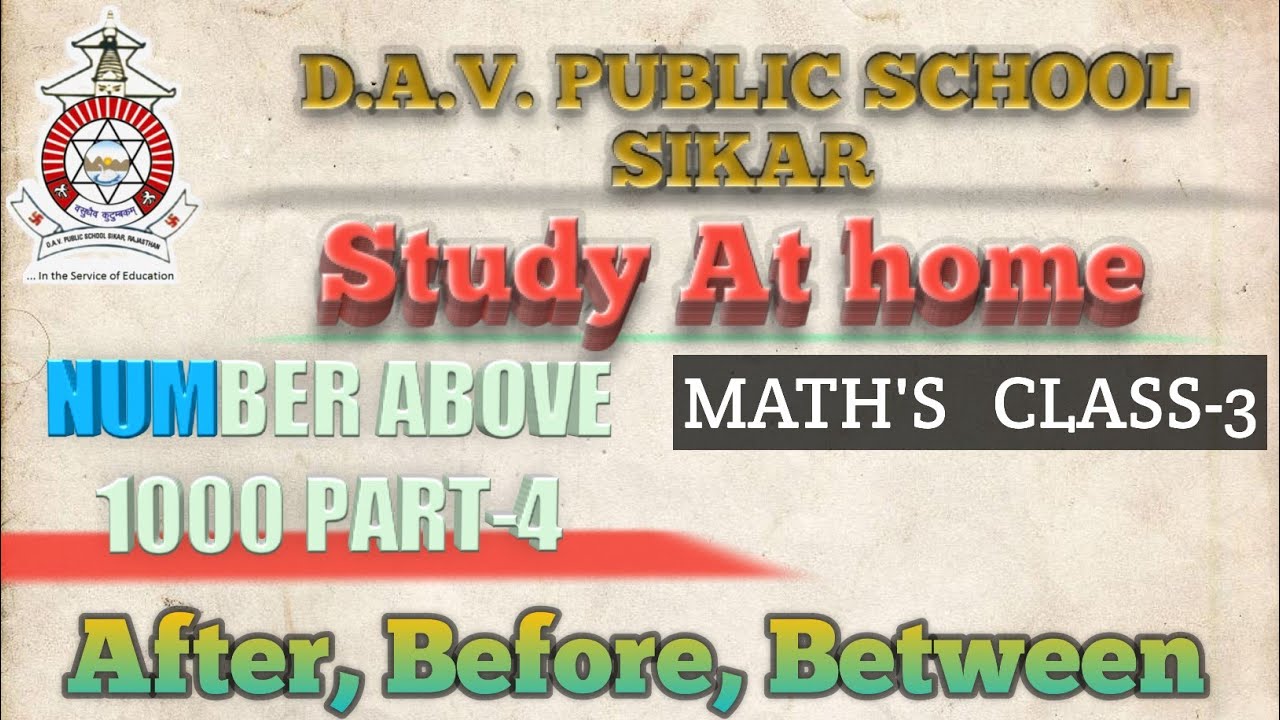 NUMBER ABOVE 1000 PART- 4 FOR CLASS-3 - YouTube