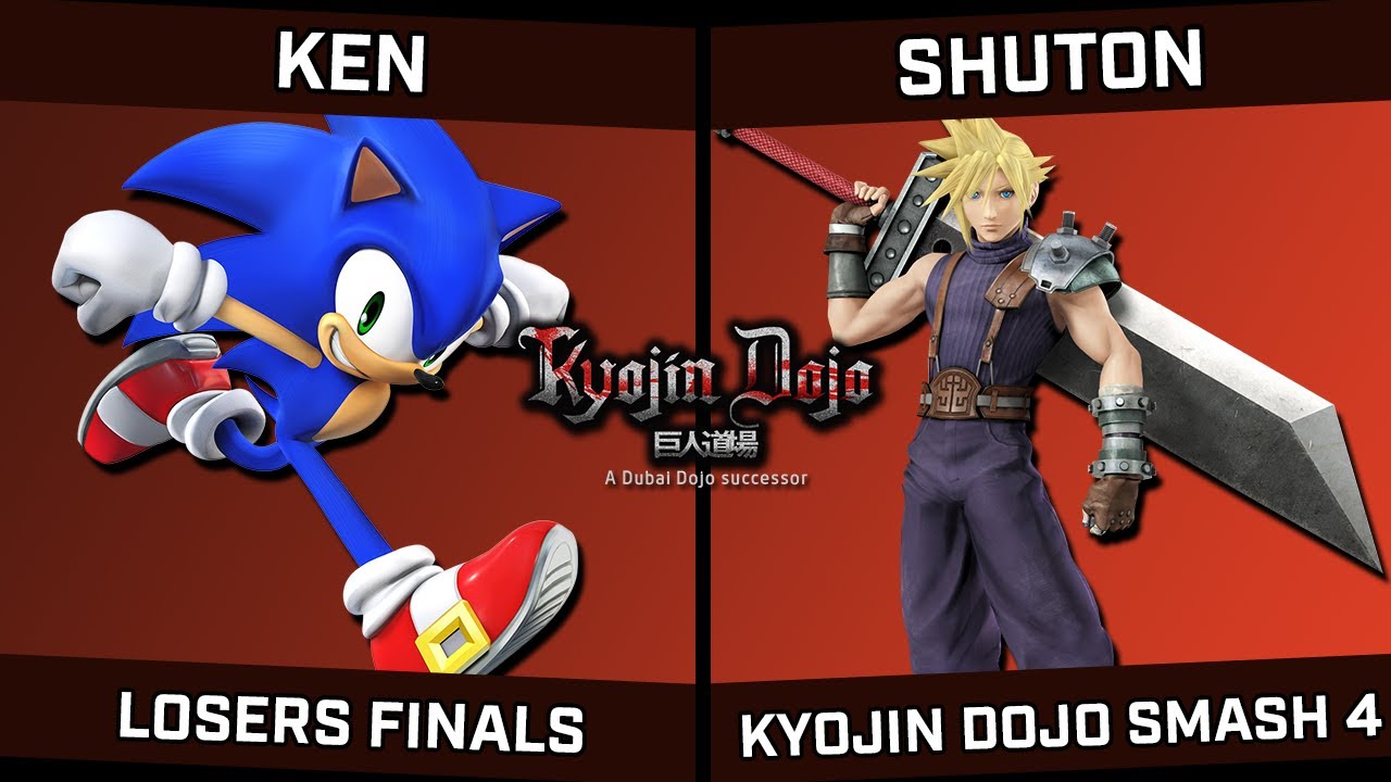 KEN (Sonic) vs Shuton (Cloud) - Kyojin Dojo Smash 4 - Losers Finals ...