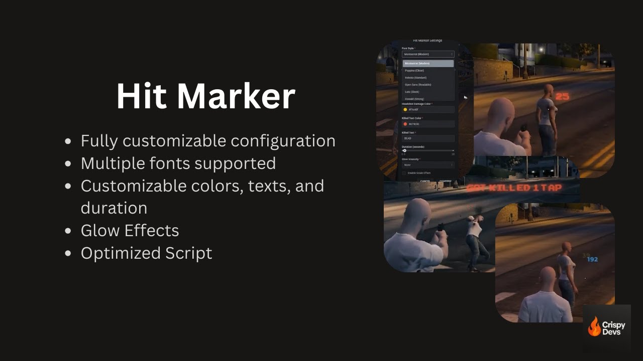 CrispyDevs - Hit Marker Showcase - YouTube