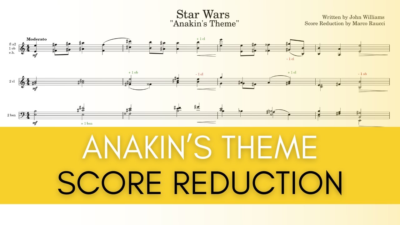"Anakin's Theme" - Star Wars (Score Reduction) - YouTube