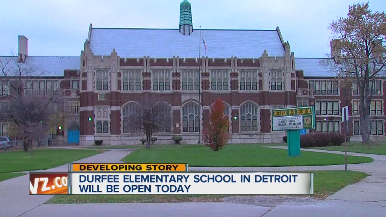 Durfee K-8 open today - YouTube