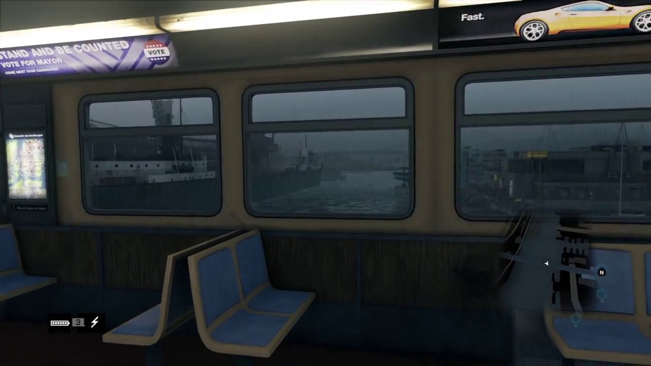 WATCH DOGS - Riding the Subway #part 3 - YouTube