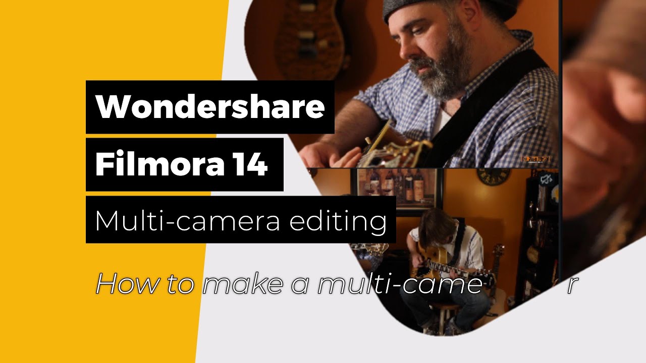 Wondershare Filmora 14 - How to make a multi-camera video - Multi-camera editing - YouTube
