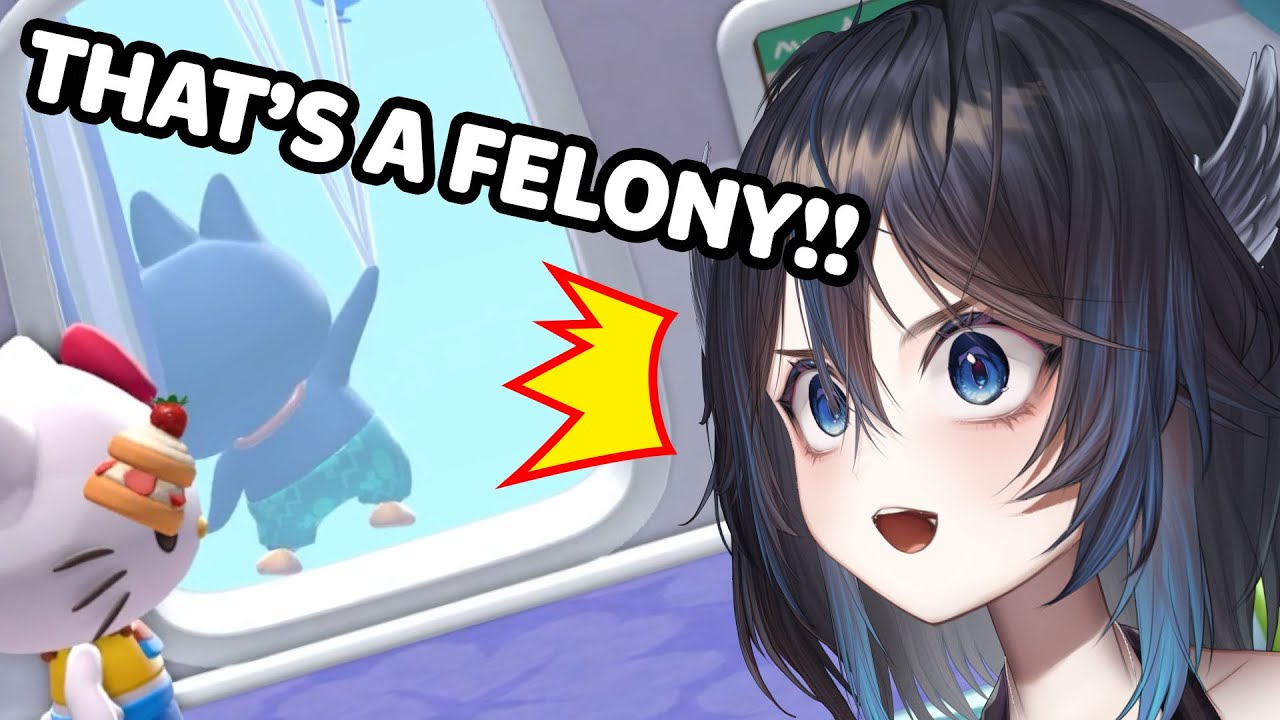 A FELONY in Hello Kitty?? | Vtuber runs rampant in Island Adventure ...
