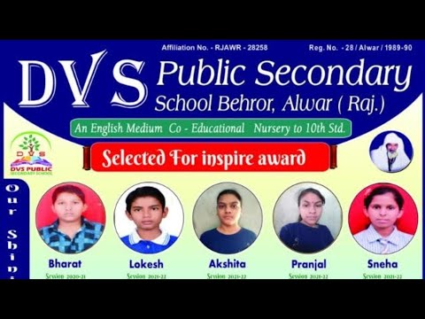 dvs public secondary school sabalpura behror - YouTube