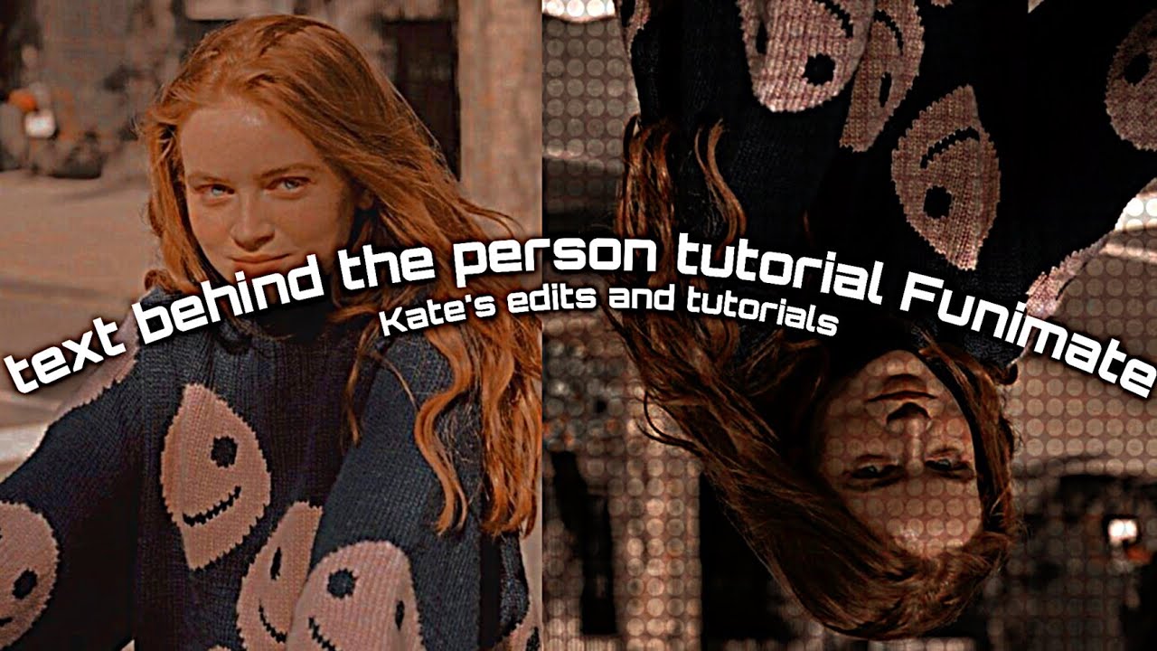 how to put text behind the person tutorial || Funimate - YouTube