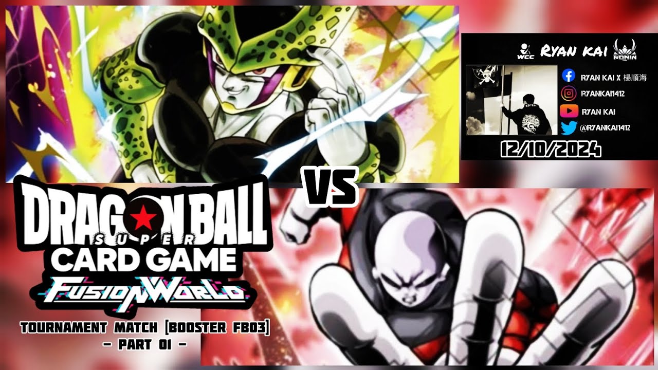 Dragon Ball Super CG FW Tournament Match Booster FB03 (Part 01) - Cell ...